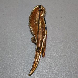 Jewelry | Vintage Canary Pin Brooch Faux Pearl Enamel | Poshmark